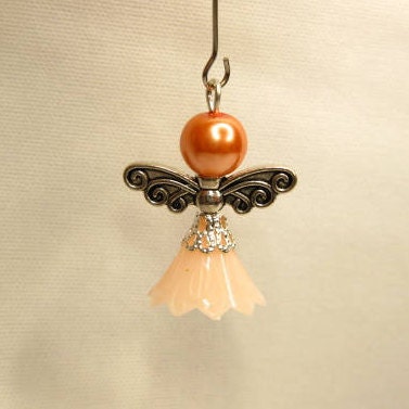 Mini Angel Ornament, Pendant, Charm; Memorial, Guardian Angel ...