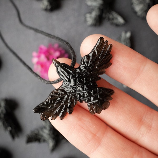 Raven Necklace - Etsy