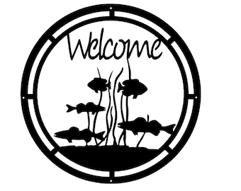 Fish Welcome Sign | Etsy