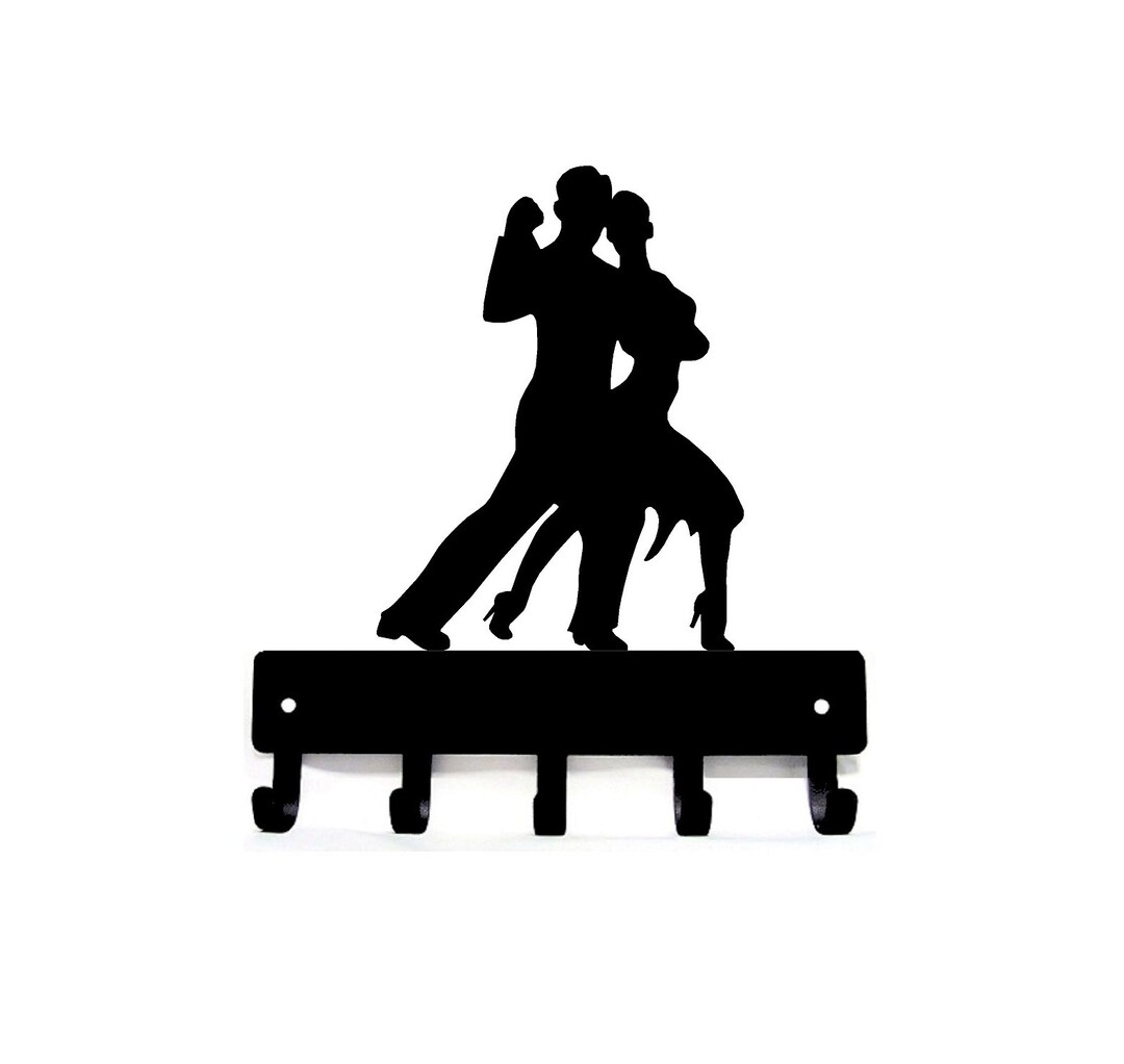 Tango Dancers Key Rack With 5 Hooks - 6 Inch Wide | Made in the USA - Etsy