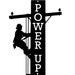 Custom Lineman Metal Wall Art: Personalized Power Pole Sign - Etsy