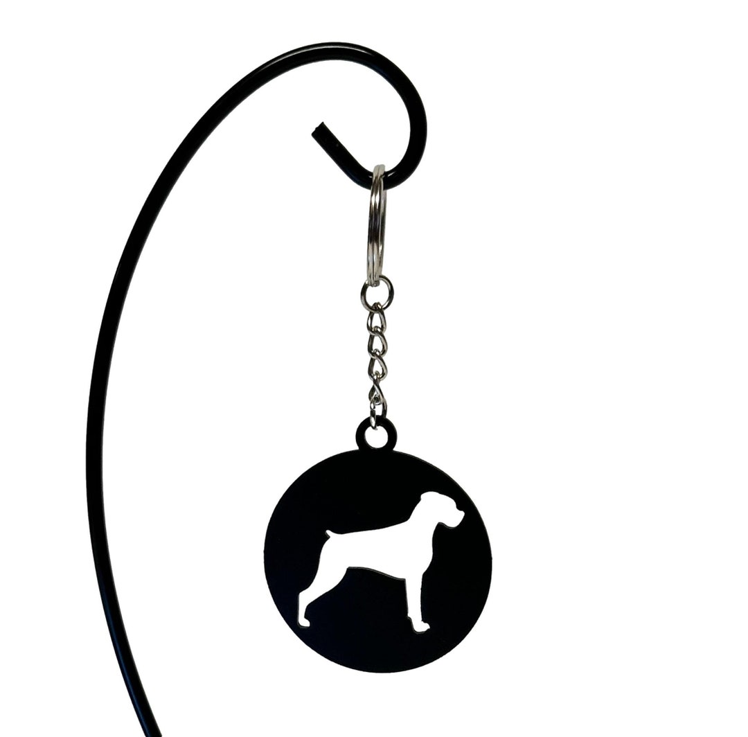 Boxer Dog Keychain | Made in the USA - Etsy