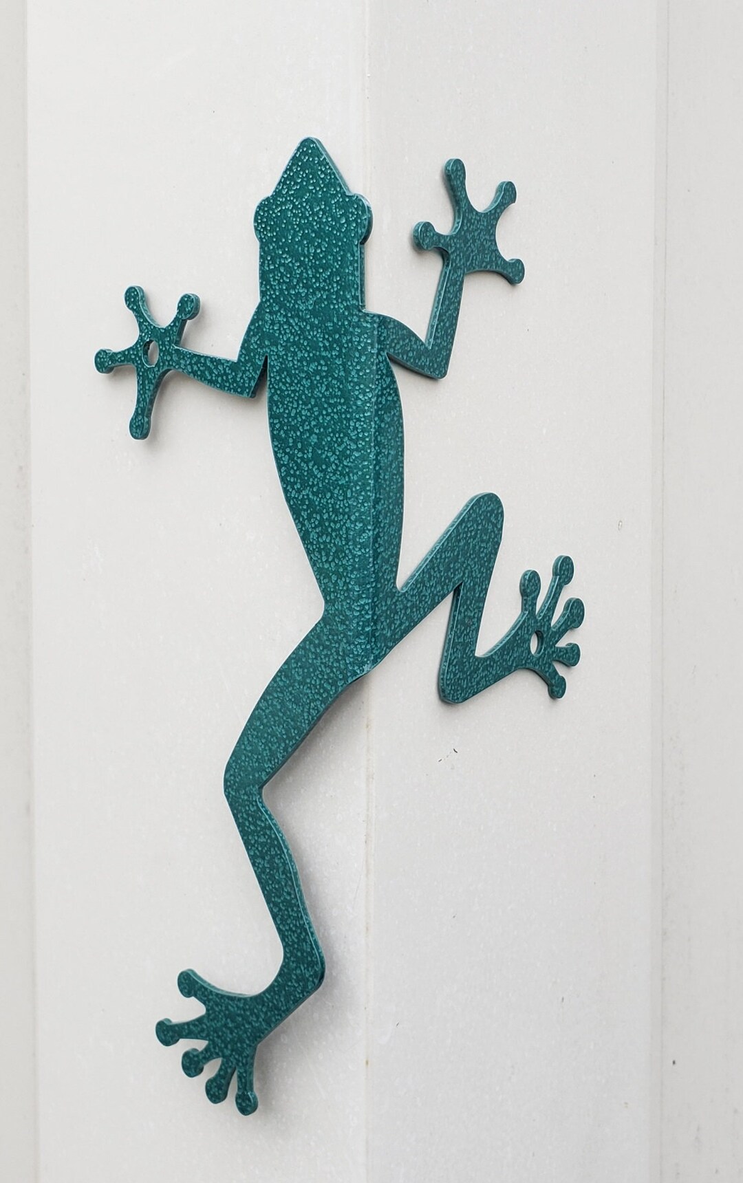 Metal Tree Frog Porch Peeper: USA Made Fence Art - Etsy