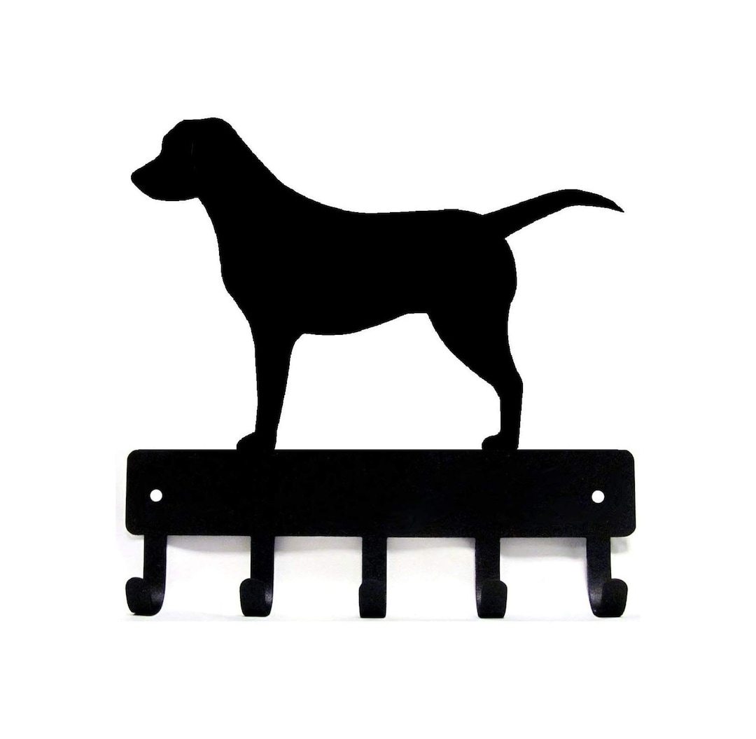 Labrador (sm) Key Rack Hanger/ Leash Hooks - Metal - 6 Inches Wide - Etsy