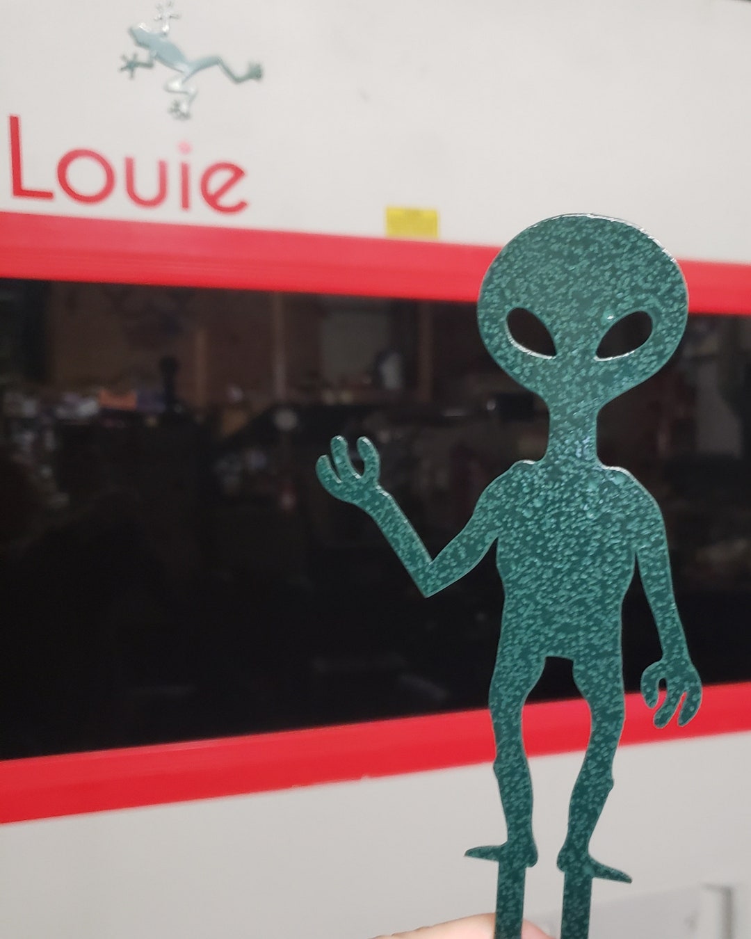 Alien Yard & Garden Stake - Metal Art - Made in the USA - Etsy