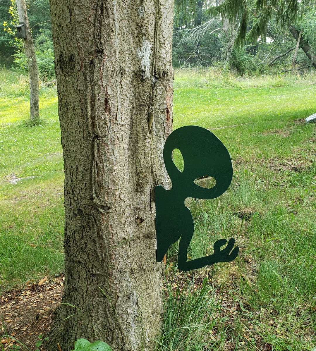 Alien Yard & Garden Stake - Metal Art - Made in the USA - Etsy