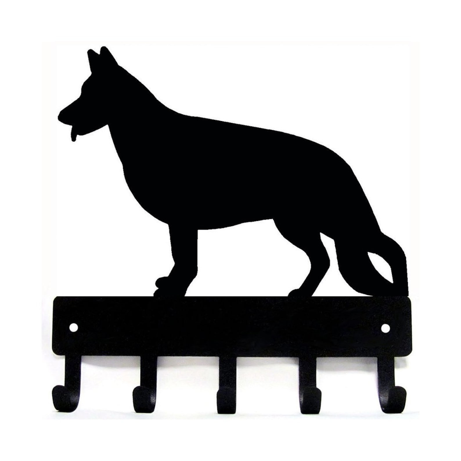German Shepherd 1 lg Dog Leash Hanger/ Key Rack 9 Inch - Etsy