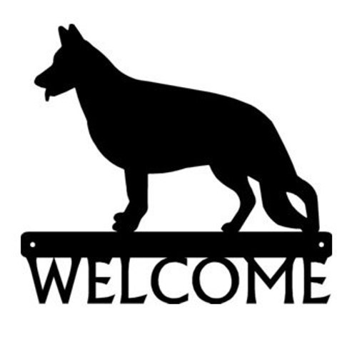 Personalized Welcome German Shepherd Metal Sign/customizable - Etsy