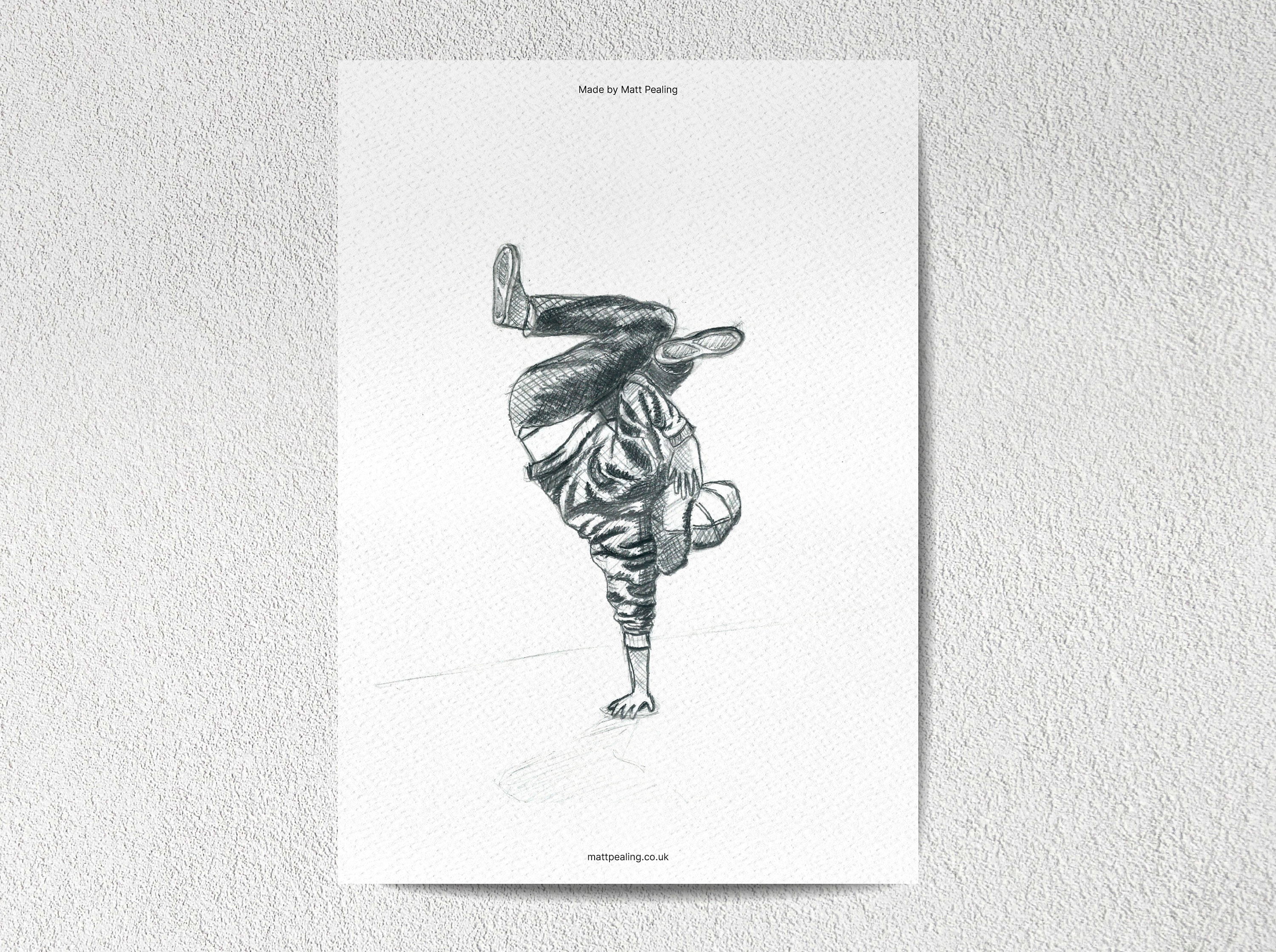 Pencil Drawings Of Hip Hop Dance