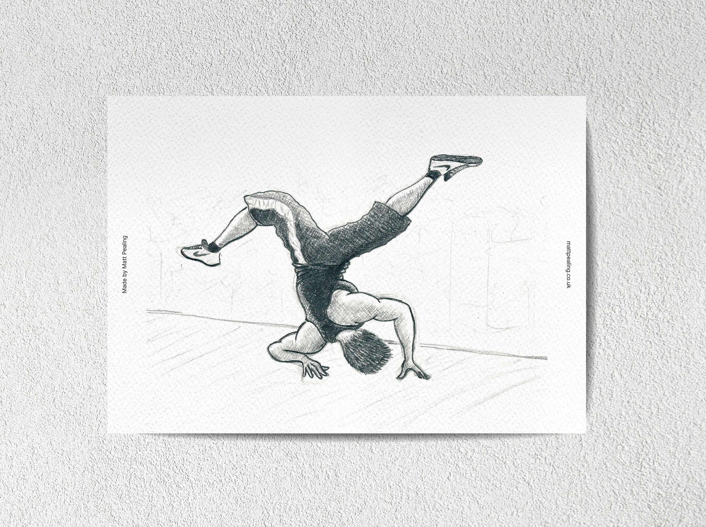 Breakdance Drawing