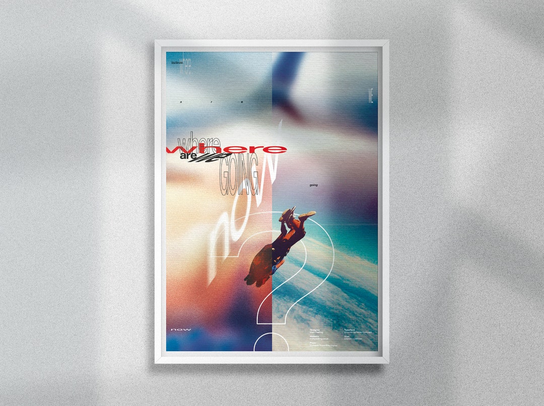 Skydive Poster, A4 Abstract Wall Art, Lomo Print - Etsy