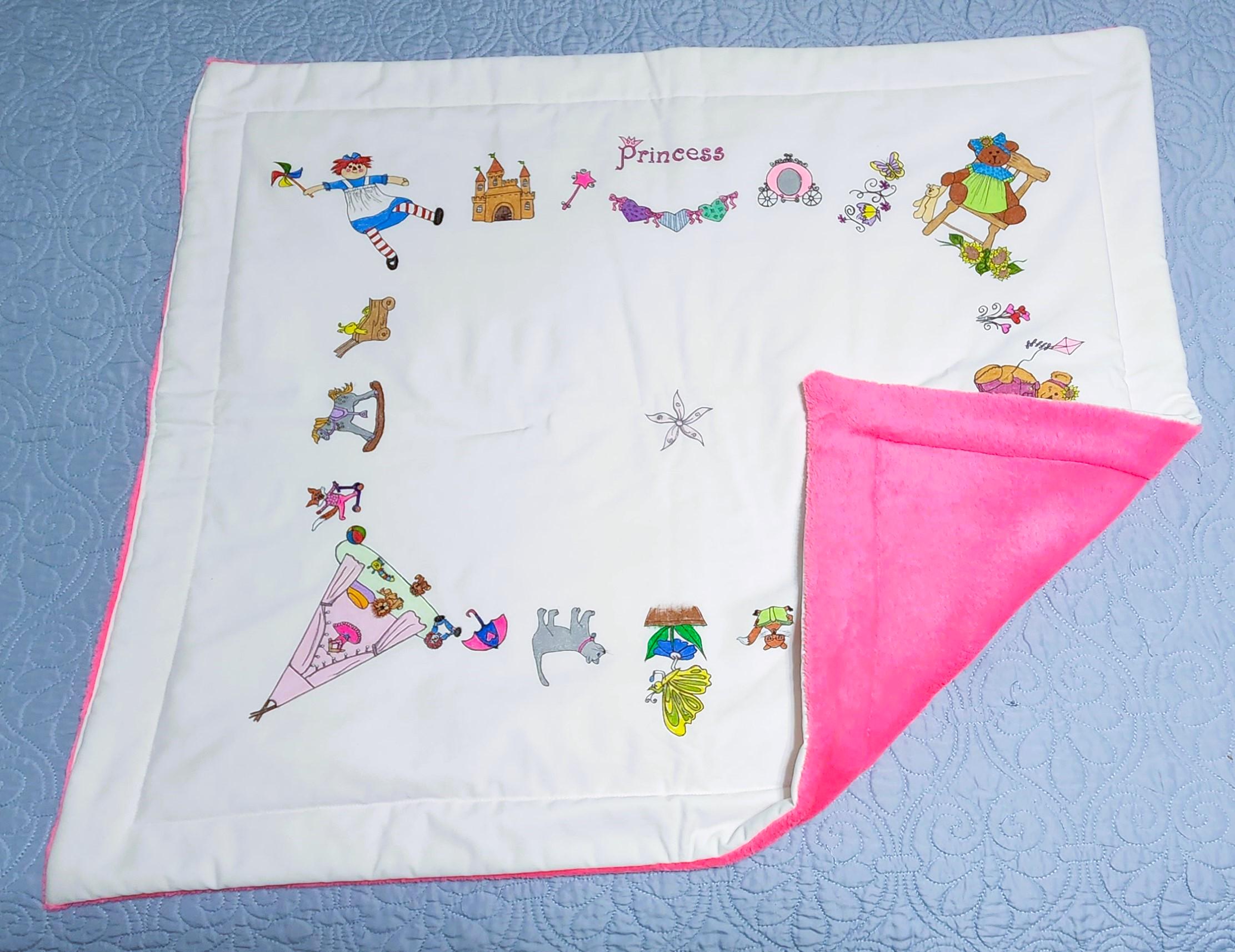 Princess Sm Baby Blanket, These Unique Blankets Make Great Shower Gift ...