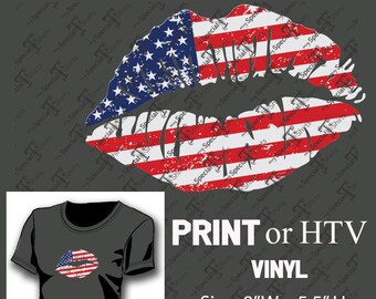 Lip Svg, Patriotic Svg, Black Woman Svg, American Flag Svg, 4th of July ...