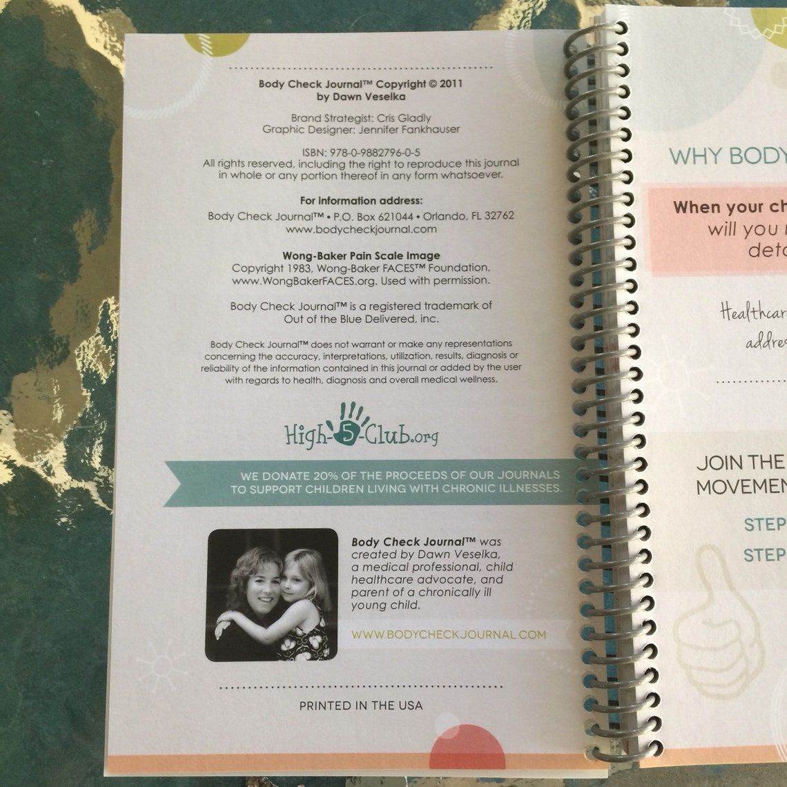 Body Check Journal Kid's Medical Tracking Health Journal - Etsy