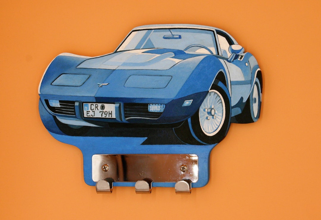 Vintage Chevrolet Corvette C3 BJ 1979, Original Handmade Key Holder ...