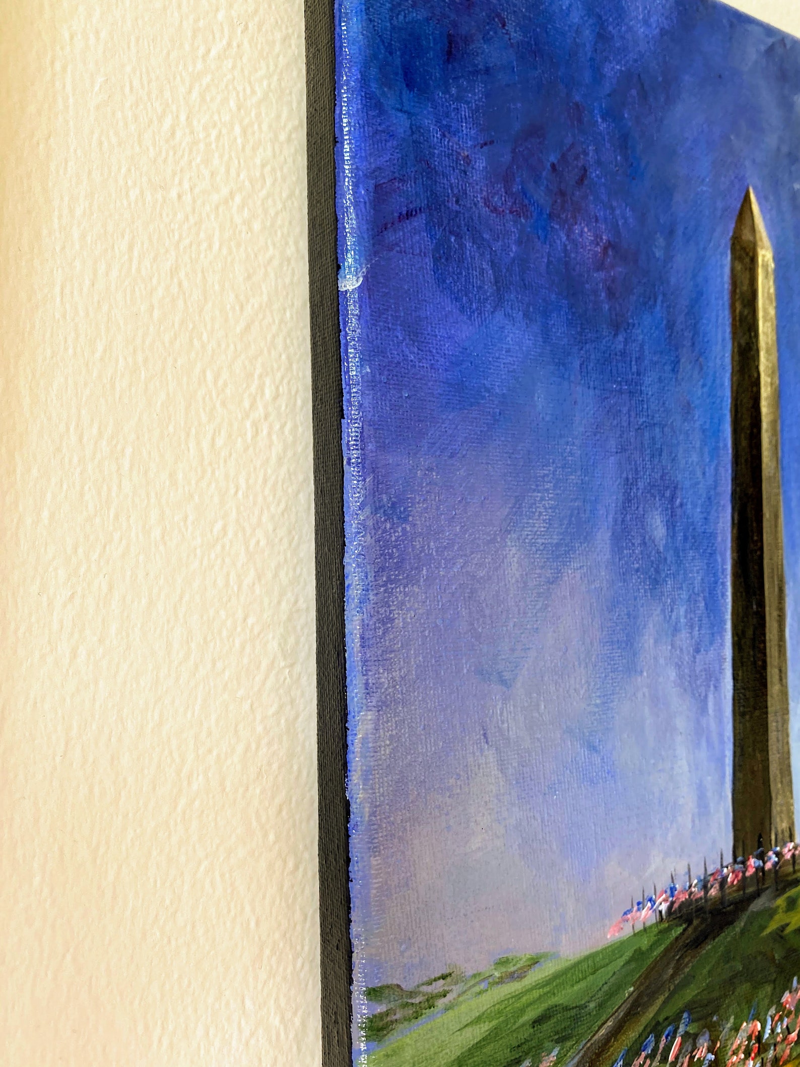 WASHINGTON MONUMENT Original Art Abstract Painting Art for - Etsy