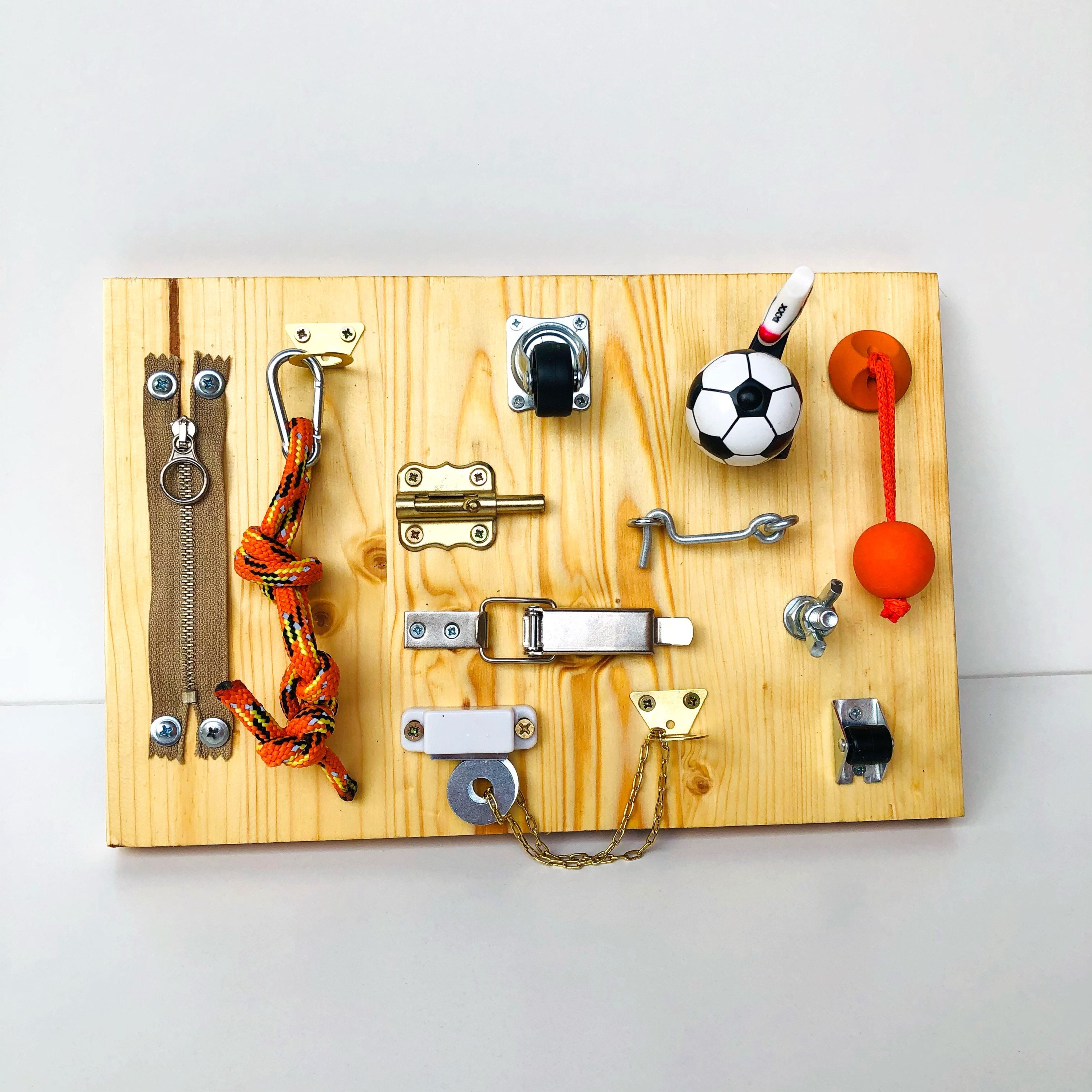 Small Busy Board. Sensory Busy Board Educational Toy. Activity Toy ...