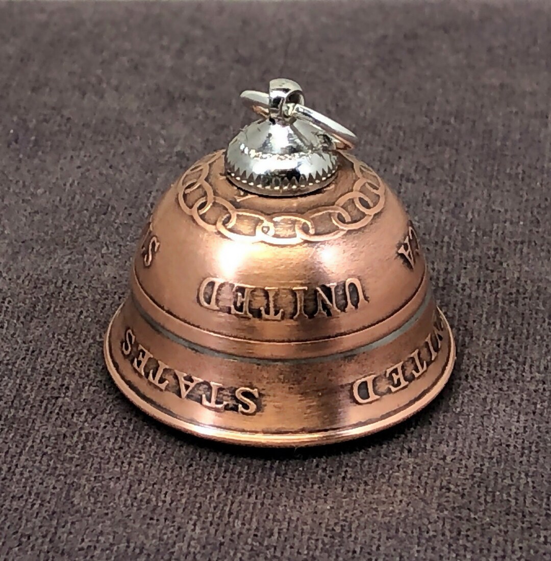 NEW Listing - This Bell Features Two Pure Copper 1793 Tribute Replica ...