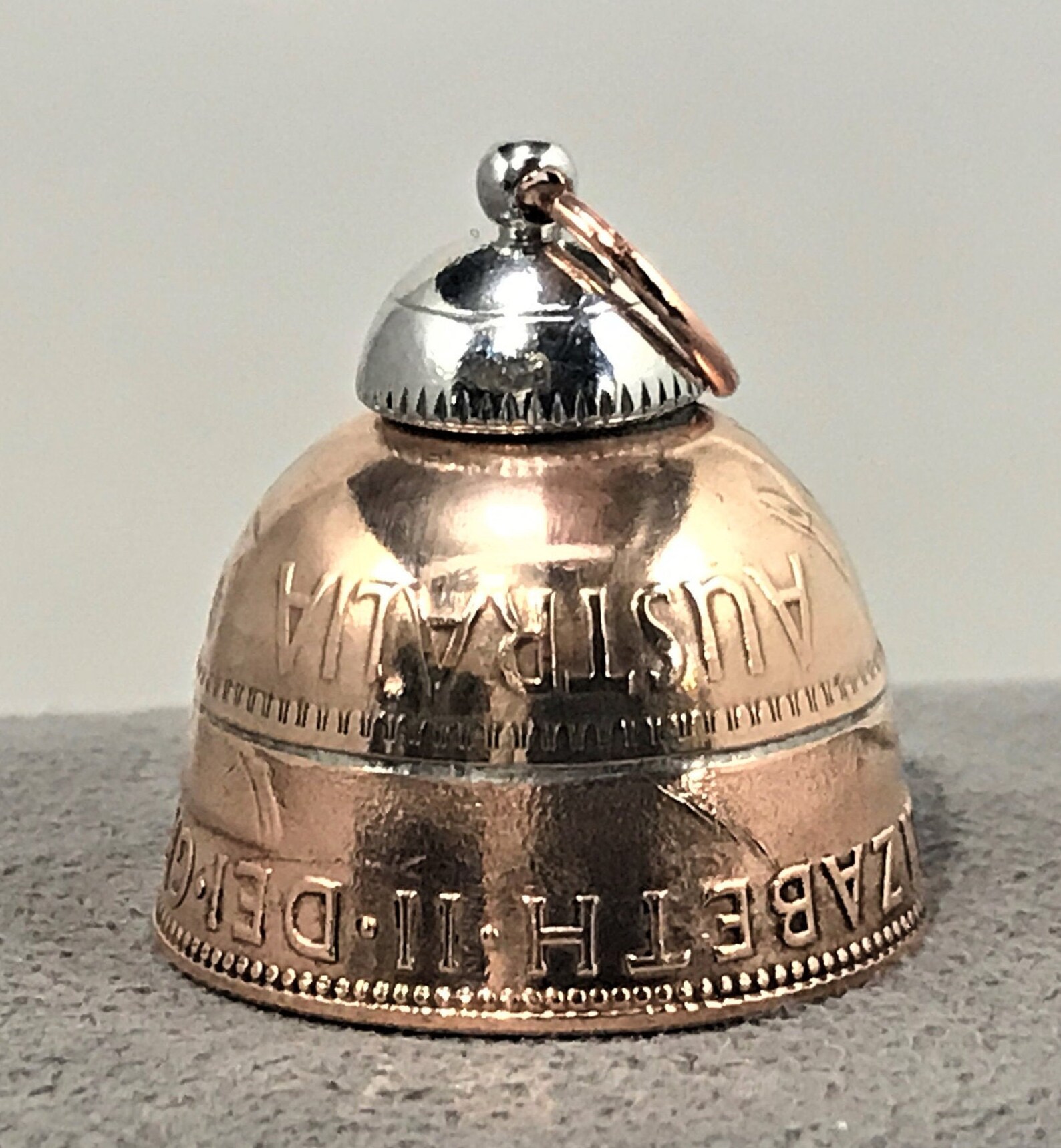 Australian Kangaroo Penny Bell Made From 2 Coins One 1942 - Etsy