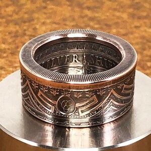 NEW - 2019 Cosmic Archetype Coin Ring - Silver Shield Conscientia #21 ...
