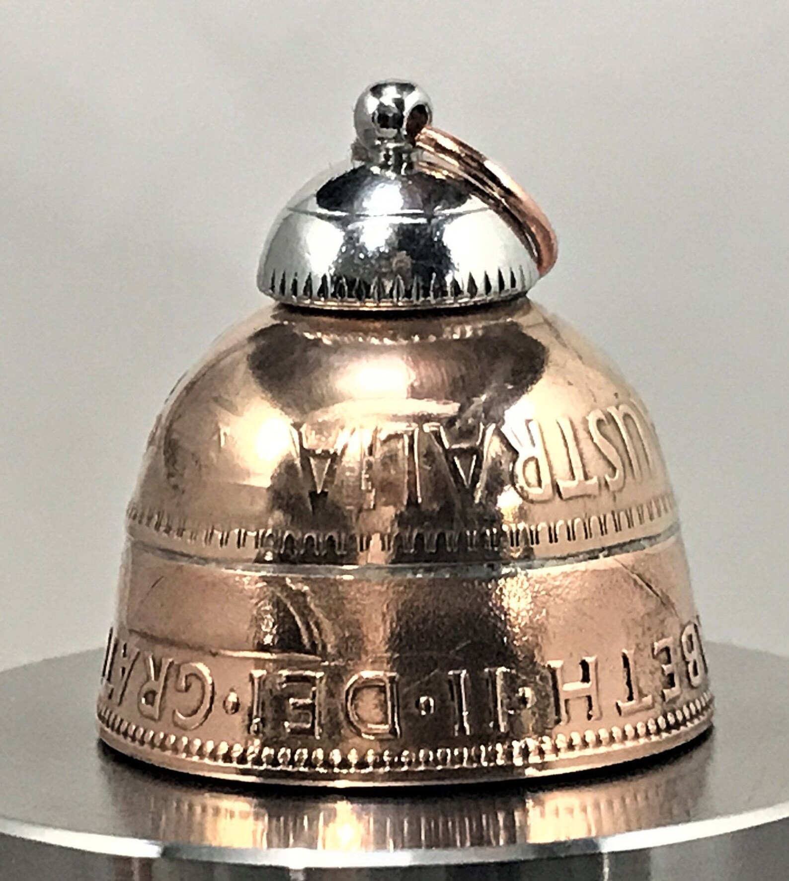 Australian Kangaroo Penny Bell Made From 2 Coins One 1942 - Etsy