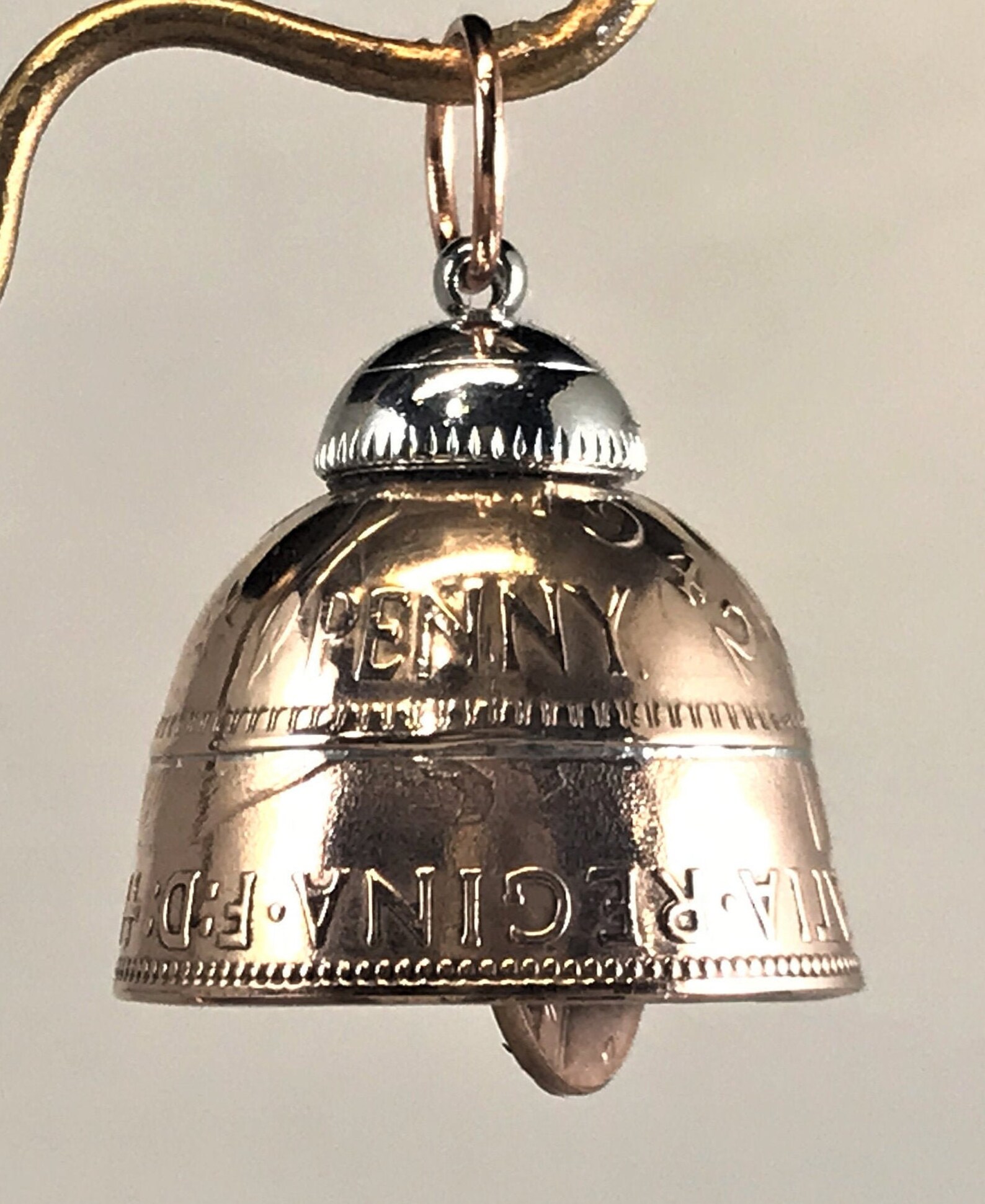 Australian Kangaroo Penny Bell Made From 2 Coins One 1942 - Etsy