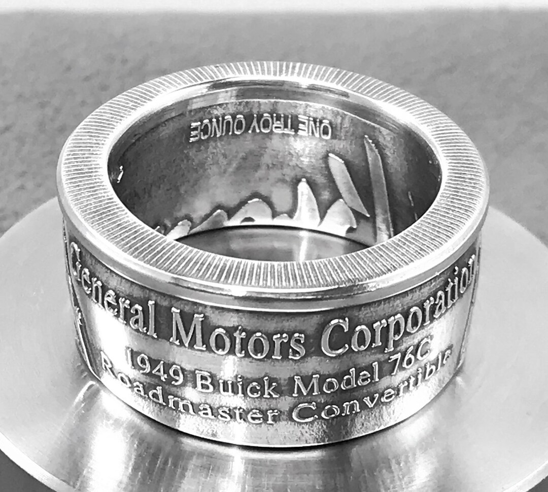 1949 Buick Model 76C Roadmaster Convertible - Statement Coin Ring - Etsy