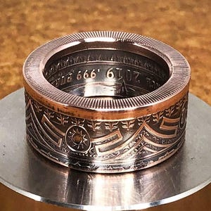 NEW - 2019 Cosmic Archetype Coin Ring - Silver Shield Conscientia #21 ...