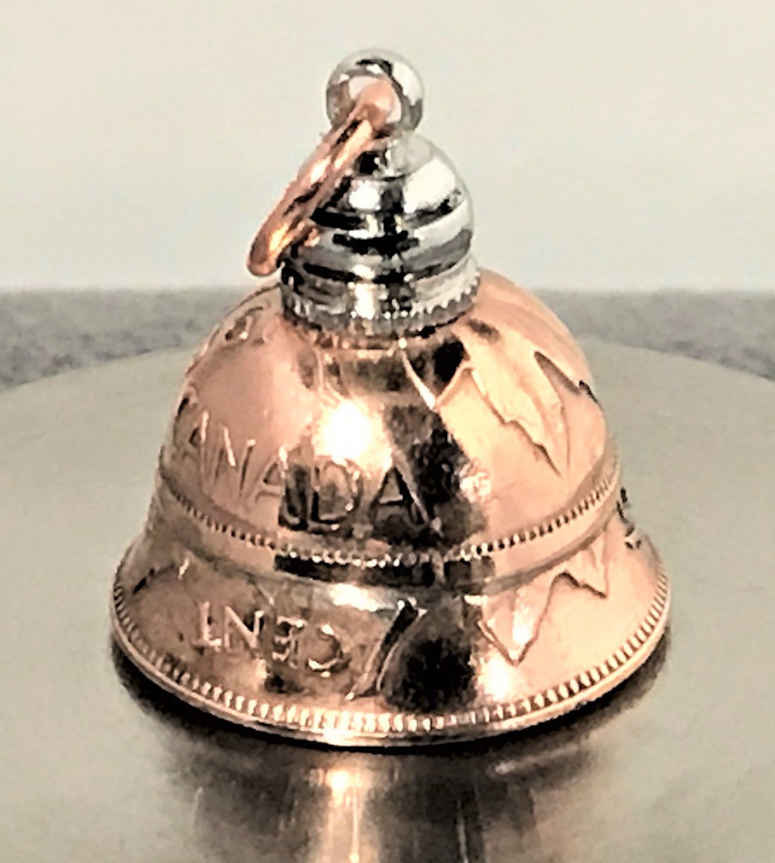 This Bell Features Two Canada Small Cents Crown Style May - Etsy