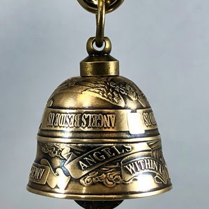 Motorcycle Angel Bell - Made From Two Angel Medallions - Etsy