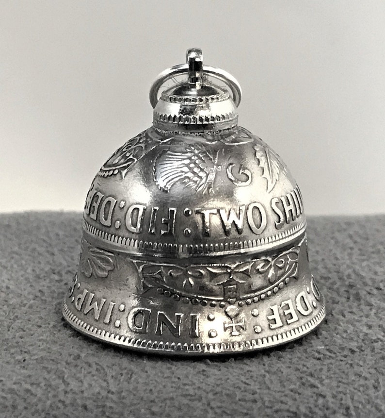 Coin Bell From Two Random UK George VI Two Shilling Coins | Etsy