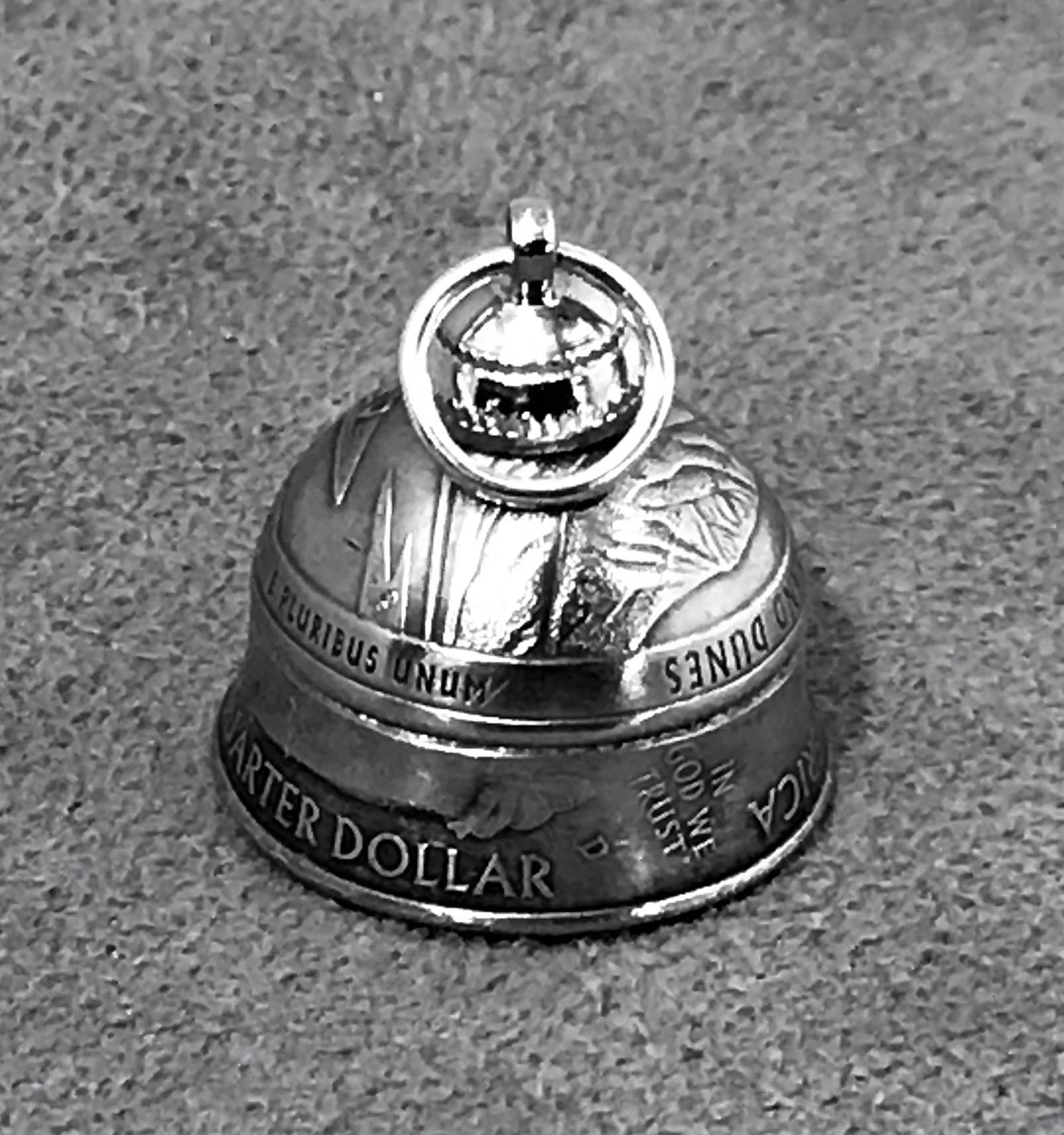 Coin Bells: Clad Washington Quarters, Random Crown Style - Etsy
