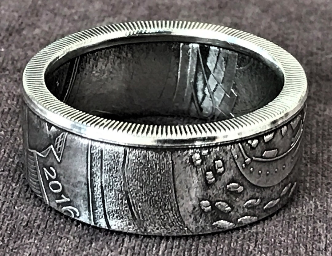 2016 Stock Car Auto Racing .999 1/2 OZ Silver Medallion Coin Ring ...