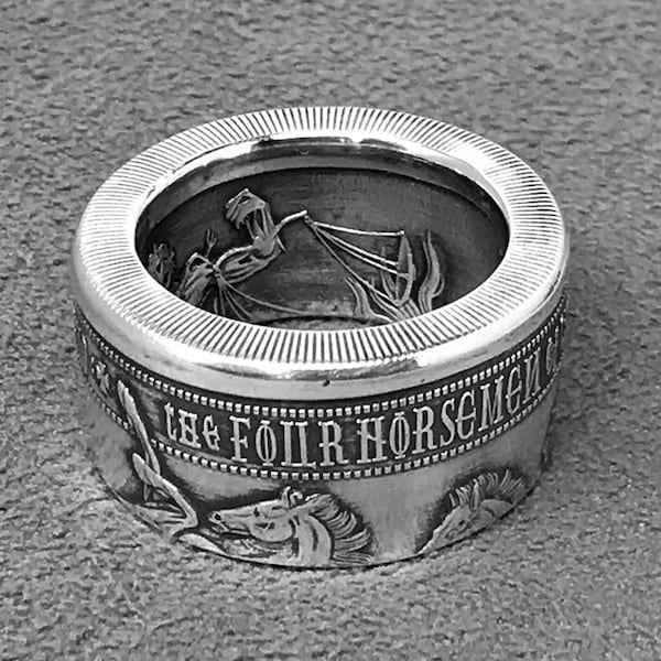 Four Horsemen of the Apocalypse Silver Coin - Etsy