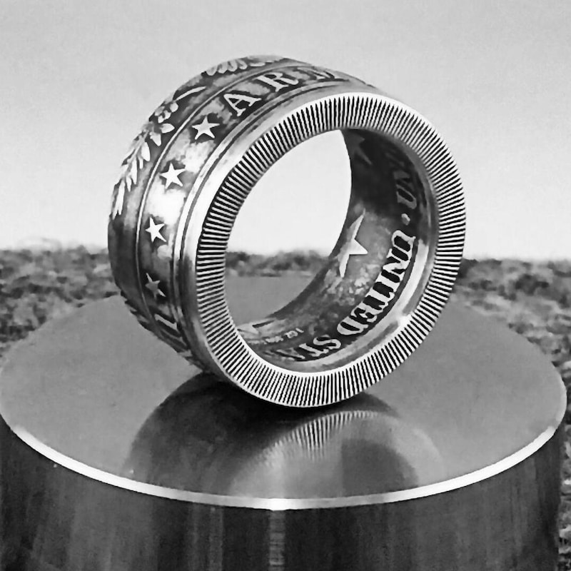 Mens Size 9 Military Ring - Etsy