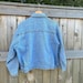 Vintage 80s Denim Jacket Large Light Acid Wash Seruchi Brand Trendy ...