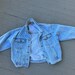 Vintage 80s Denim Jacket Large Light Acid Wash Seruchi Brand Trendy ...