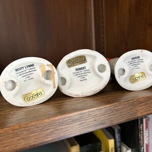 Christina Mae 80s Enesco Figurines Holiday Children Whimsical Cottage ...