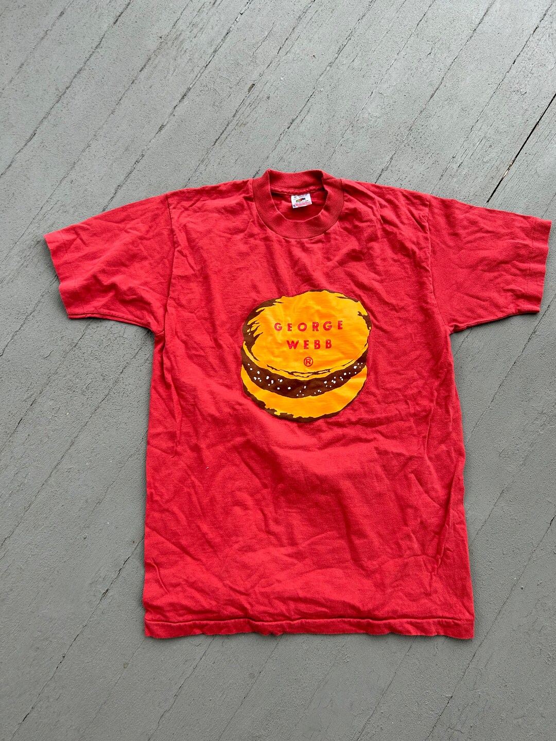 90s Milwaukee George Webb Burger Tshirt Medium FOTL Vintage Single ...