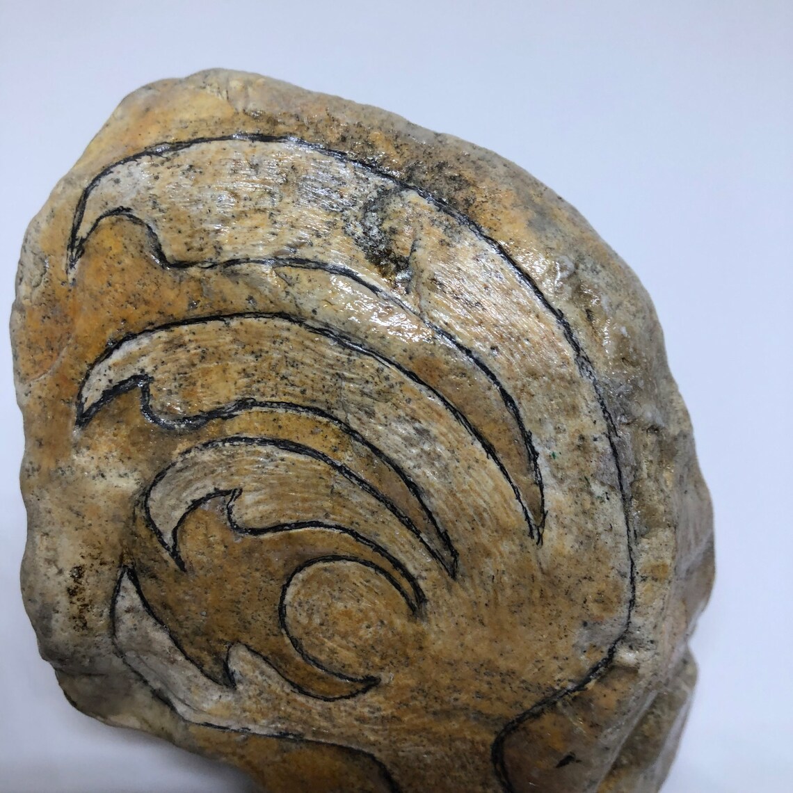 Petroglyph of a Hawk Claw Based Upon Motives of the Hopewell Culture of ...