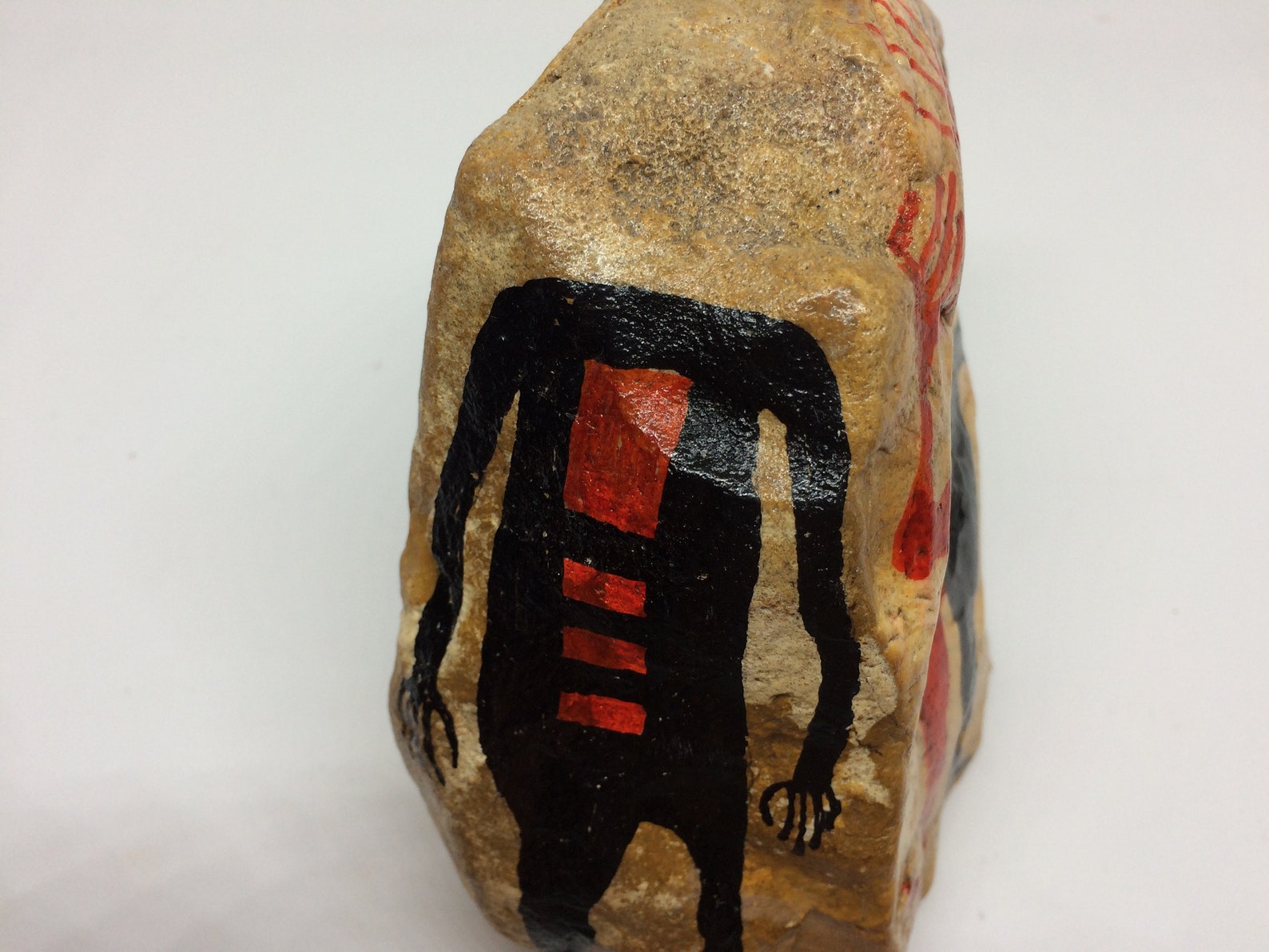 Shaman Stone 5 With 2 Shape-shifting Shamans Petroglyph - Etsy