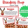 Reindeer Poop Printable, Reindeer Treats, Reindeer Label, Chistmas ...