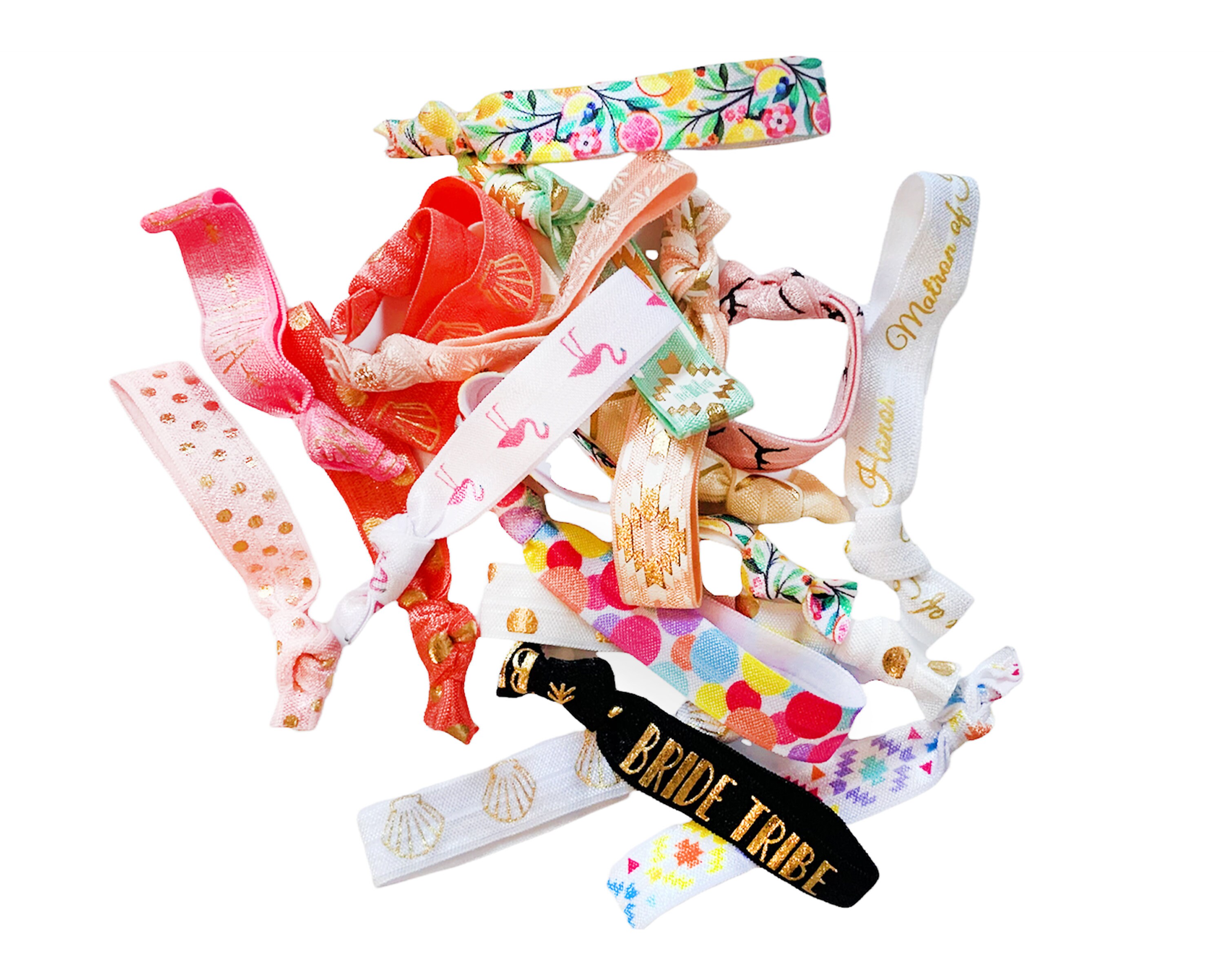 Pool Party Favor Ideas | Pool Hair Don't Care Hair Tie Set ...