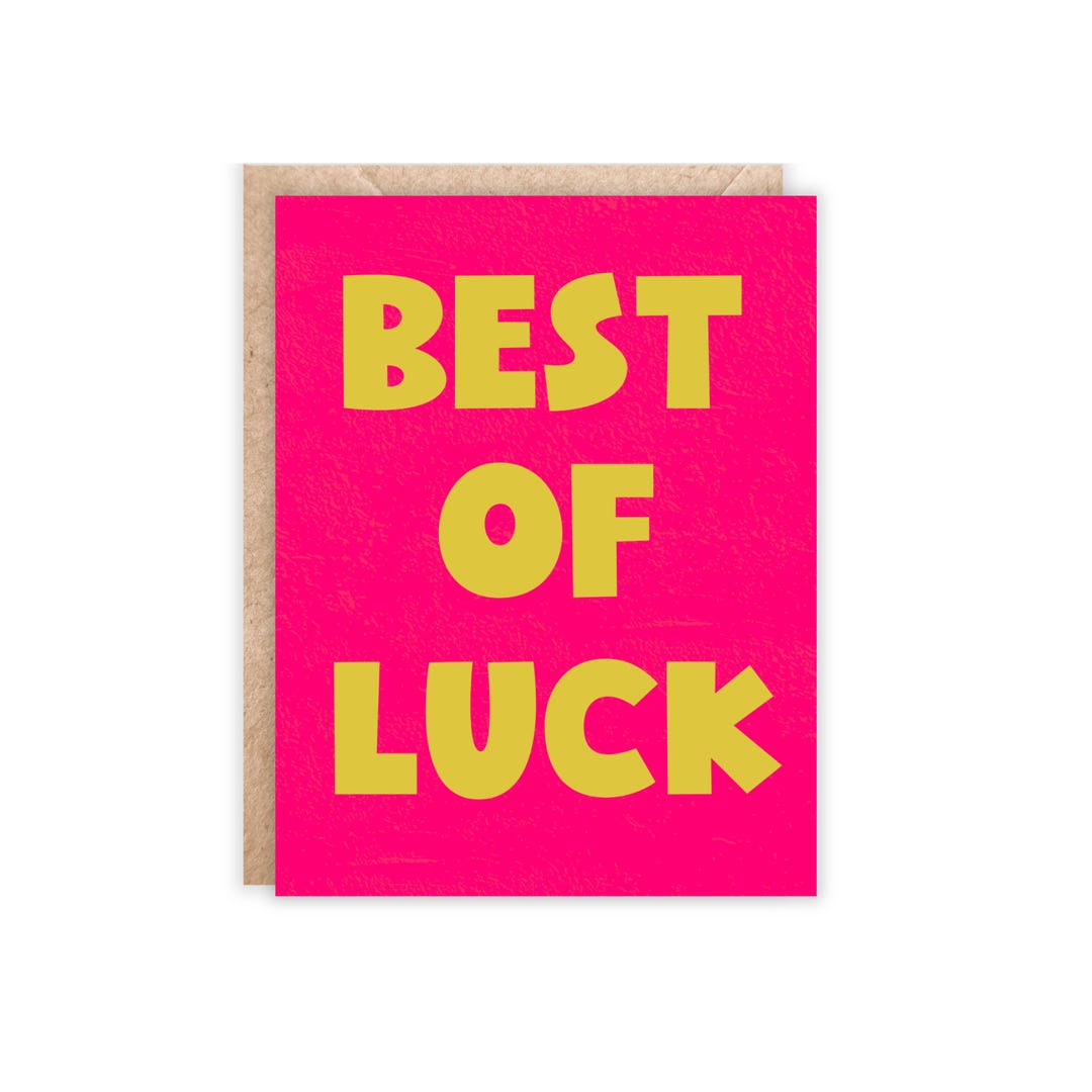 Best of Luck Greeting Card | Good Luck Cards | Graduation Cards | New ...