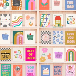 Confetti Birthday Card: Abstract Colorful Celebration - Etsy