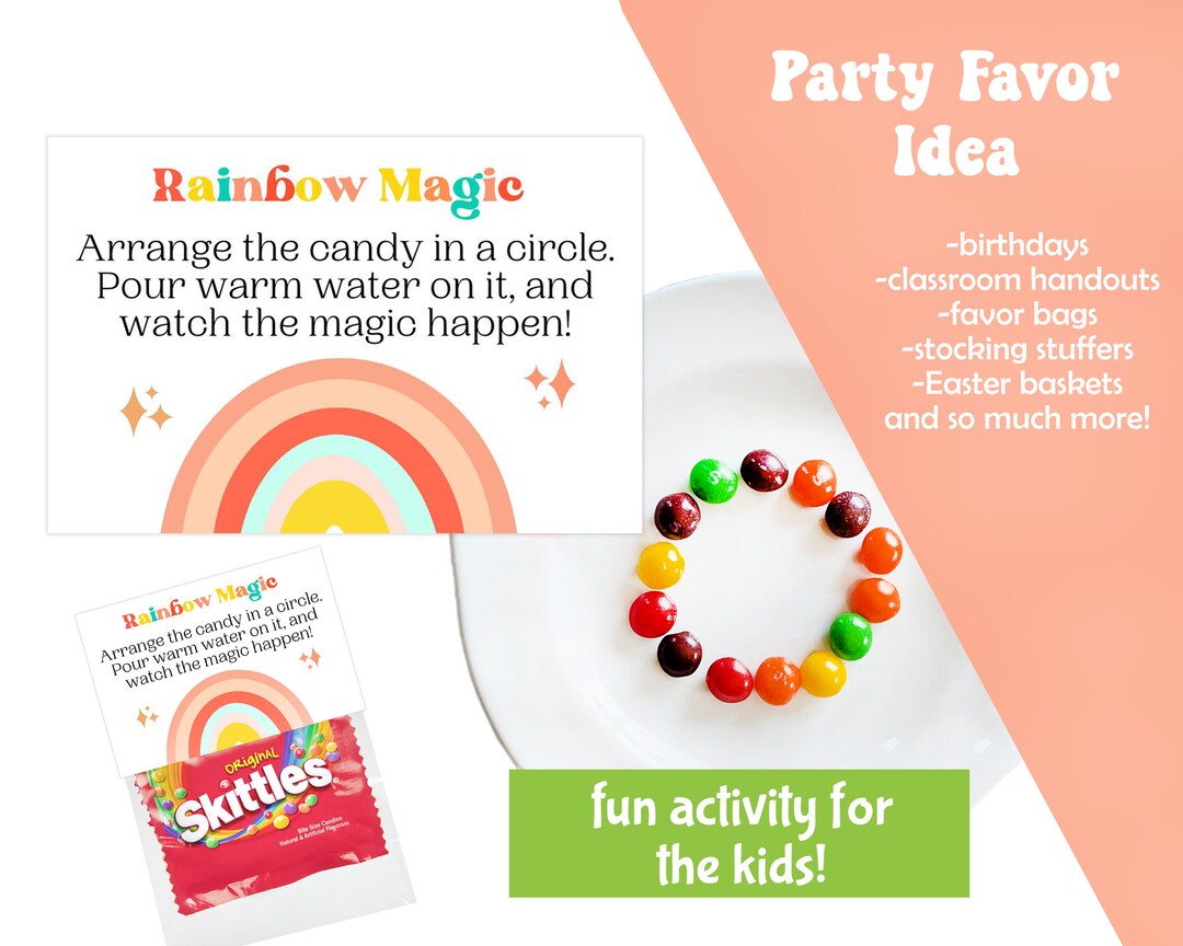Rainbow Magic Favors Teen Party Favors Easter Basket - Etsy