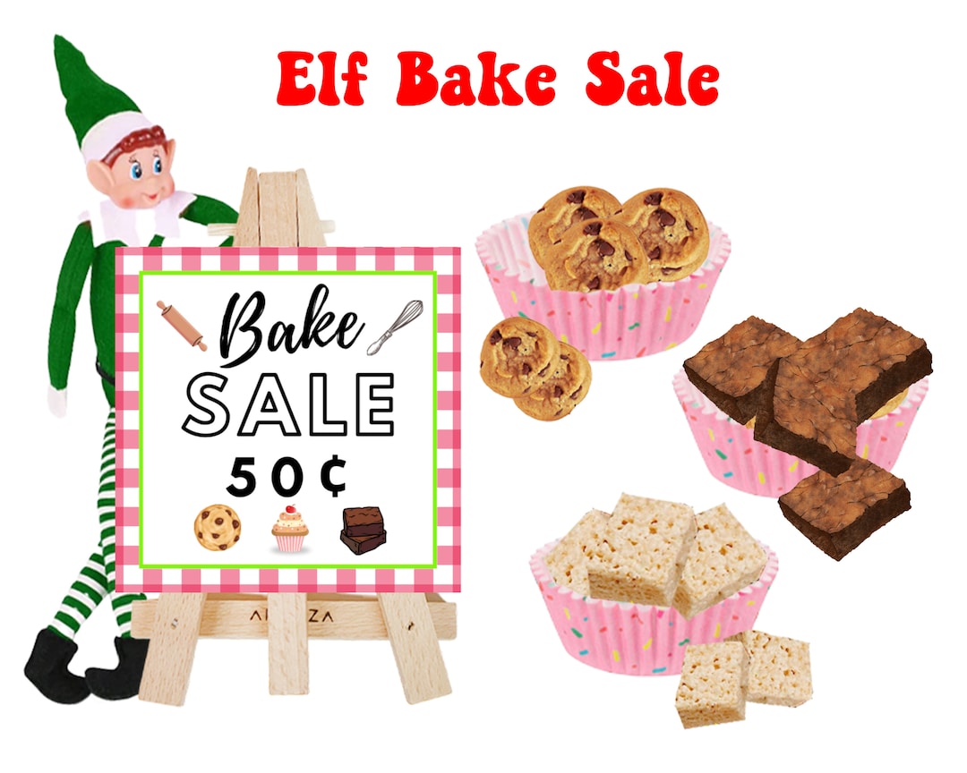 Elf Bake Sale Elf Prop Ideas Elf Items Elf Kit Elf Supplies Elf Cookie ...