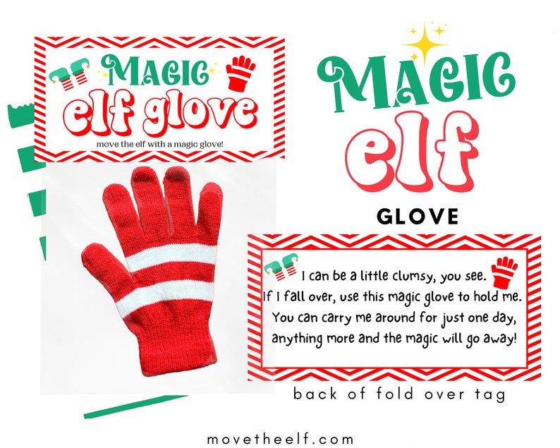 Magic Elf Glove Elf Props Elf Prop Ideas Move the Elf - Etsy