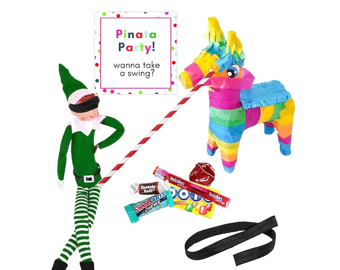 Pinata Elf Props | Elf Props | Elf Prop Ideas | Move the Elf | Ideas ...