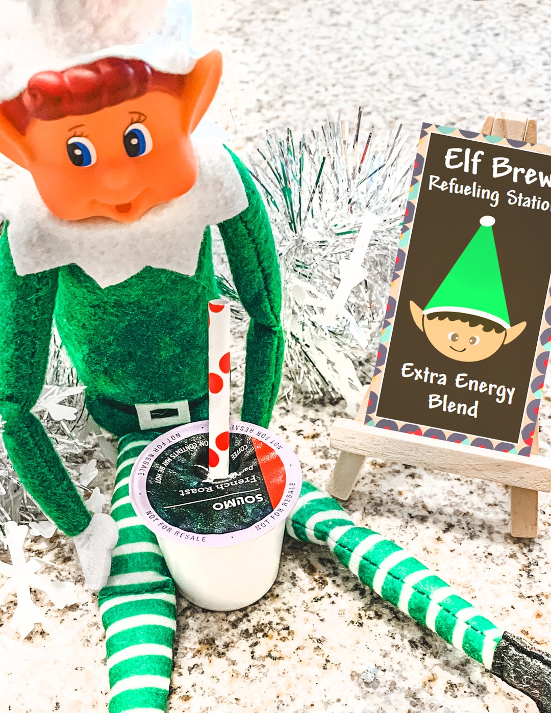 Elf Coffee Prop Elf Brew Prop Elf Caffeine Day Elf Props - Etsy